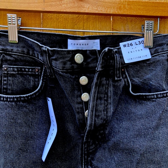 Jeans | Top Shop New With Tags Size 4 Button Up Jeans | Poshmark
